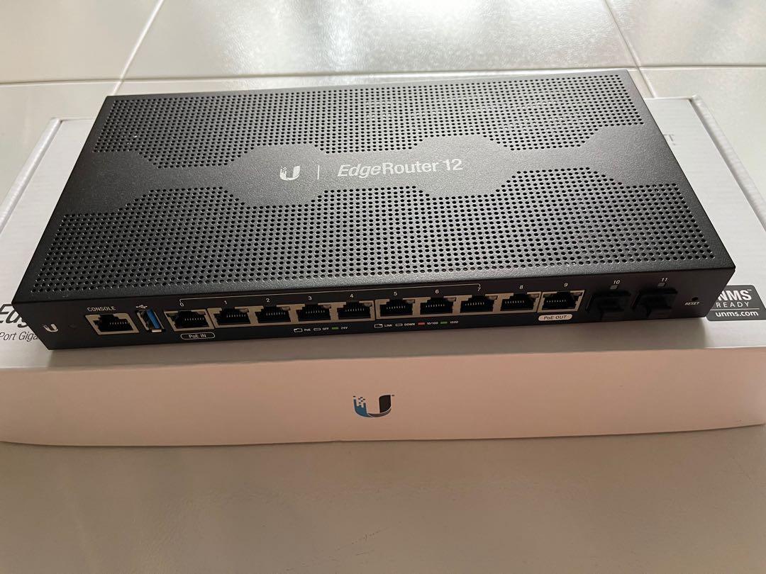 Ubiquiti EdgeRouter 12, Computers & Tech, Parts & Accessories ...