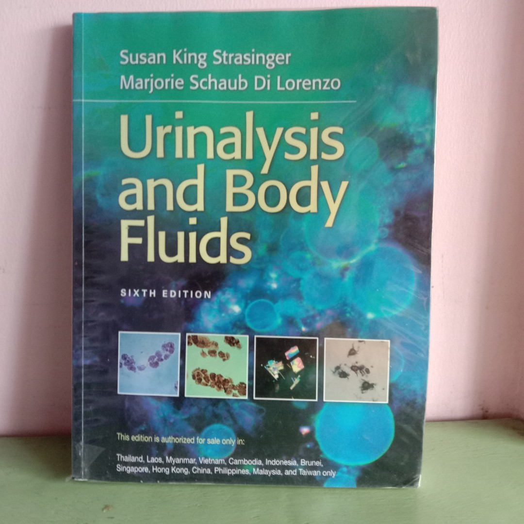 Urinalysis and Body fluids by Strasinger 6th edition, Hobbies & Toys ...