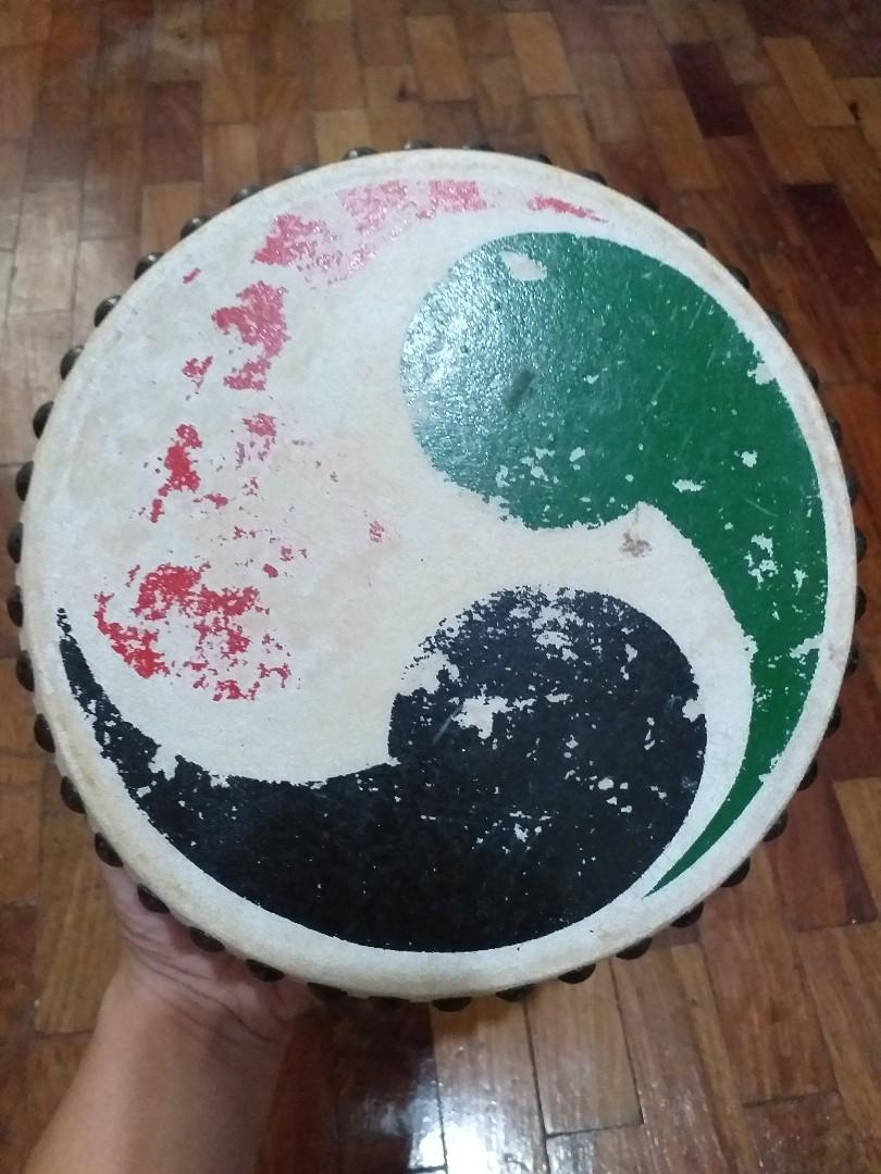 Vintage Taiko Wadaiko Traditional War Drum Japan Art Deco Display ...