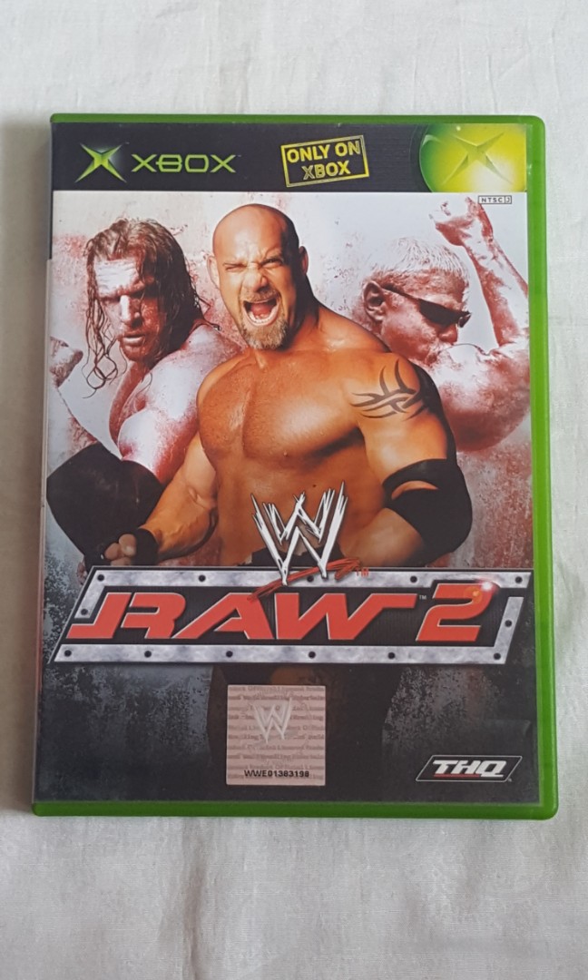 XBOX WWE Raw 2, Video Gaming, Video Games, Xbox on Carousell