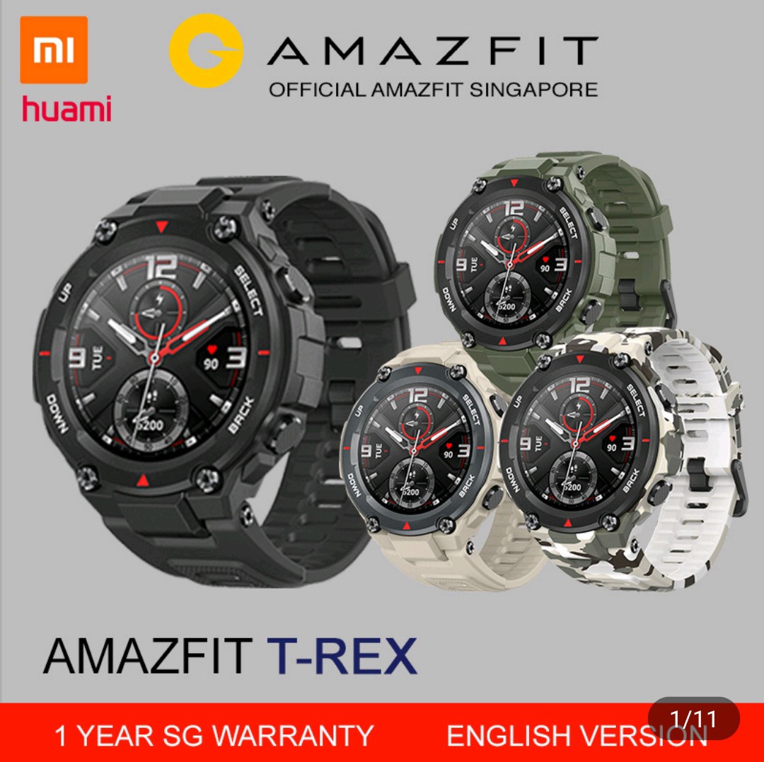 Xiaomi AmazFit T-rex, Mobile Phones & Gadgets, Wearables & Smart ...