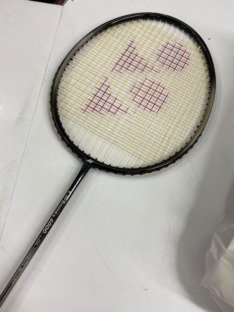 Yonex Carbonex 6000 Badminton, Sports Equipment, Sports & Games, Racket ...