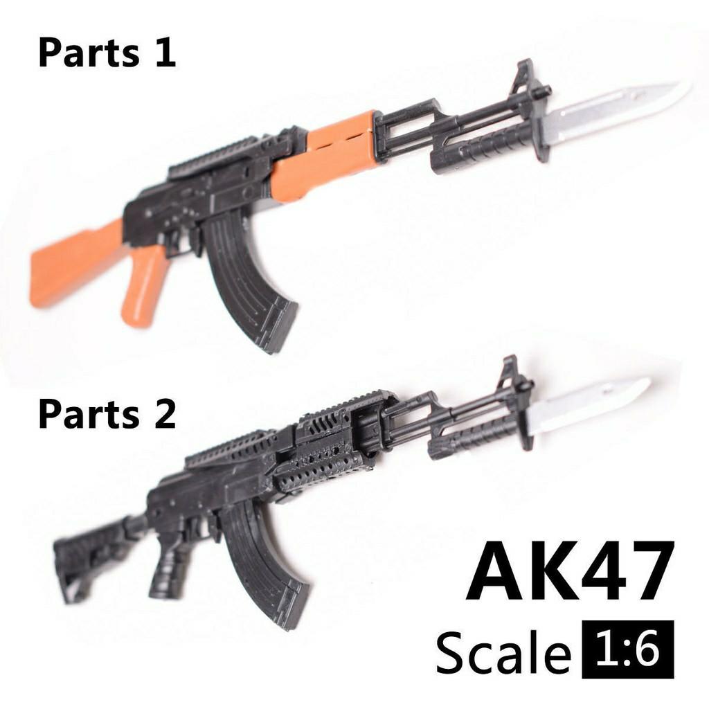 12 inch (1/6 scale) weapon ak47 rifle soldier army figure, Hobbies ...