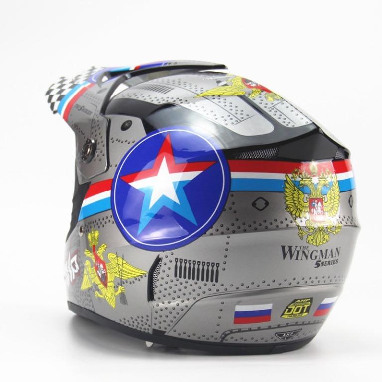 [1 month warranty] AHP Helmet Downhill Off-Road Motorcycle Mountain ...
