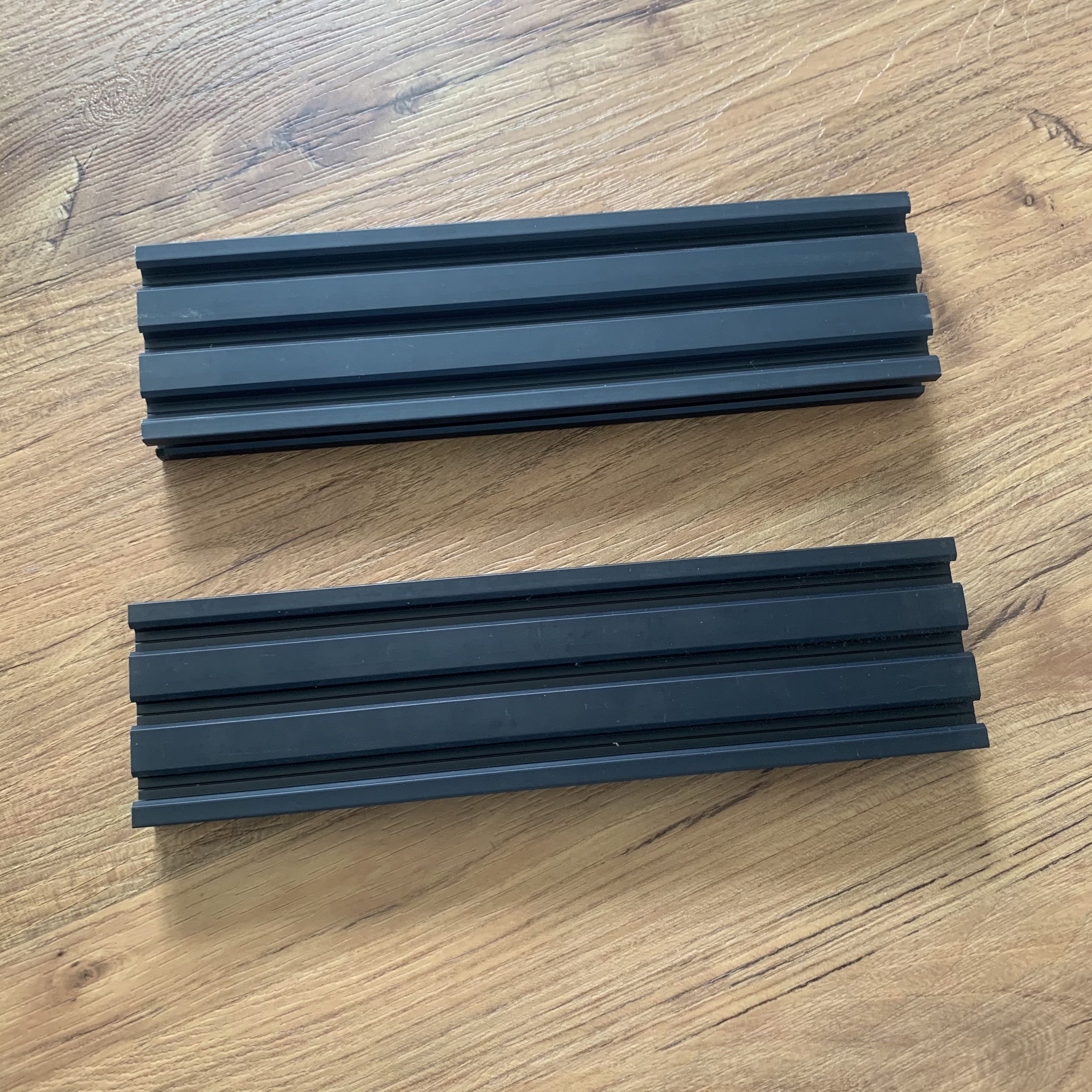 2060 OpenBuilds Black V-Slot Aluminium Extrusion Profile Linear Rail ...