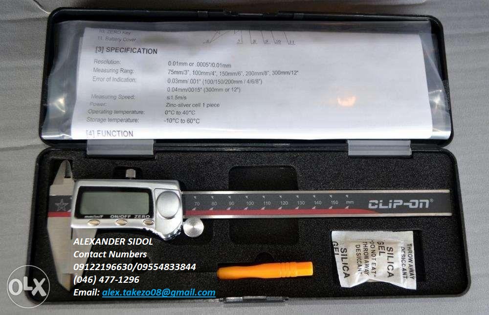 " CLIP-ON " DIGITAL VERNIER CALIPER, Commercial & Industrial ...