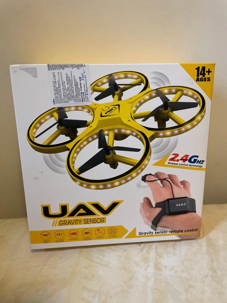 手勢遙控飛行器 UAV gravity sensor, 興趣及遊戲, 玩具 & 遊戲類 - Carousell
