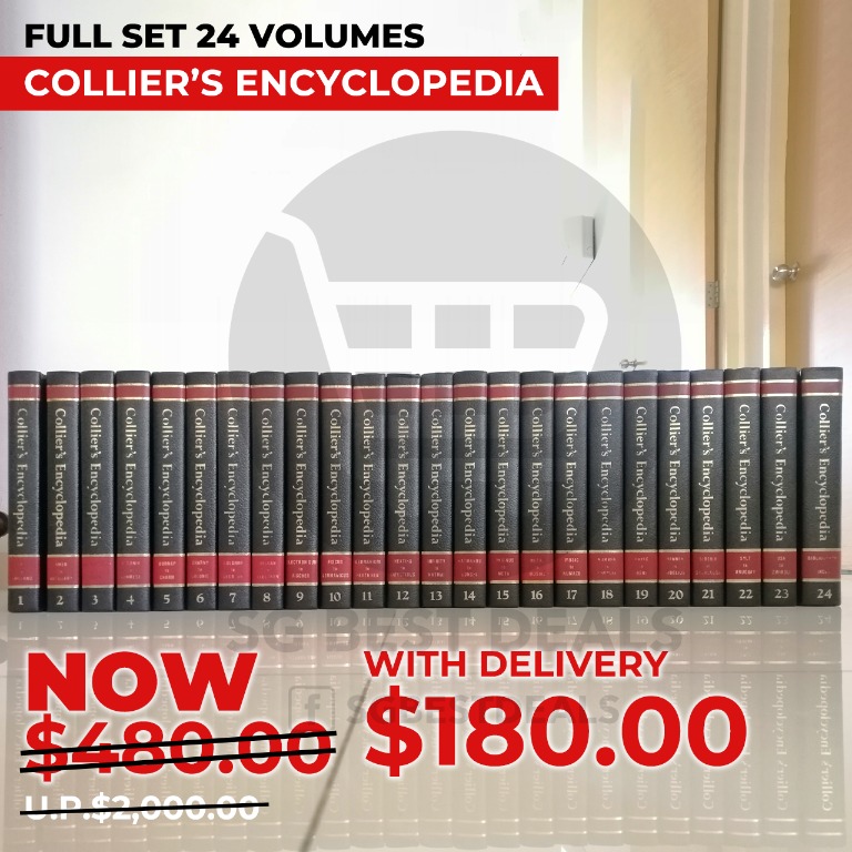 Authentic Colliers Encyclopedia Full Set Of 24 volumes at $160, Hobbies ...