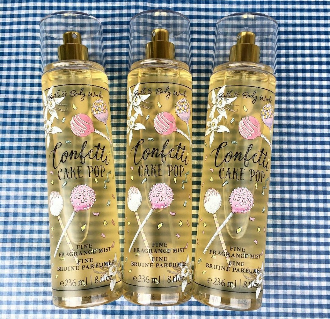 Bath and Body Works Confetti Cake Pop, Beauty & Personal Care ...