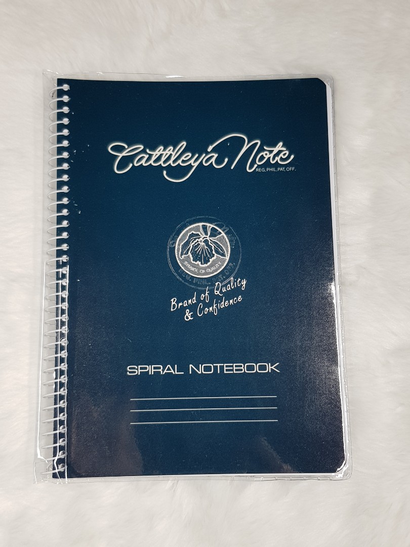 Cattleya Spiral Notebook Blue 100 Sheets 6×8.5", Hobbies & Toys ...