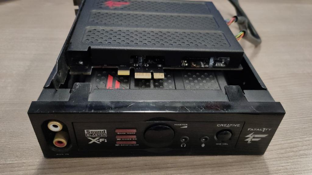 Creative Labs SB0880 Sound Blaster X-Fi, 電腦＆科技, 商務用科技產品 - Carousell