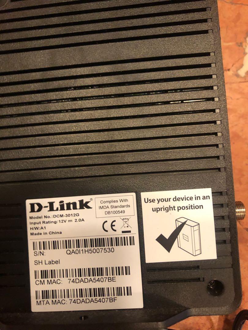 D-Link DCM-3012G Internet Computer Router, Computers & Tech, Parts & Accessories, Networking on ...