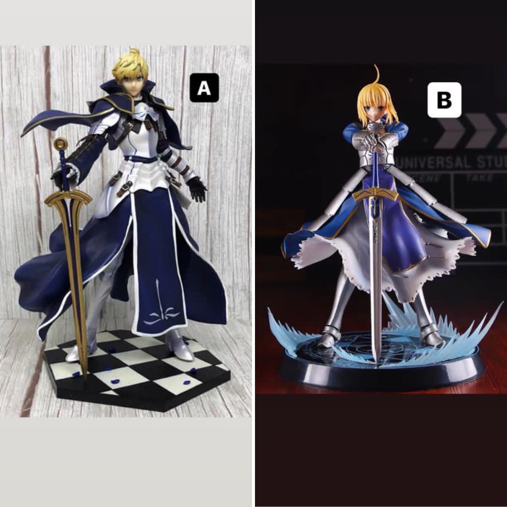 Fate saber action figure (A/B), Hobbies & Toys, Collectibles ...