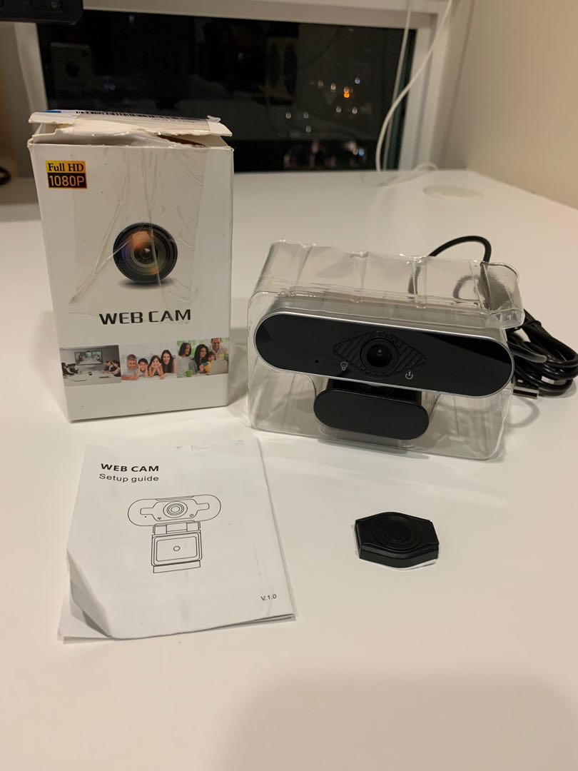 Full HD 1080P Webcam, Computers & Tech, Parts & Accessories, Webcams on ...