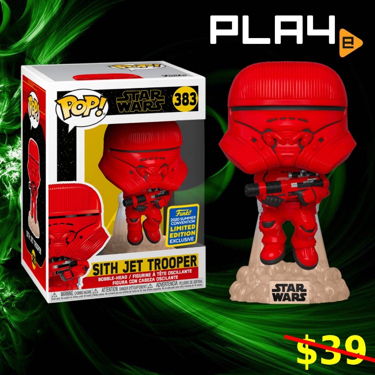 Funko POP! (383) Star Wars Sith Jet Trooper 2020 Limited Edition (7019519) Brand New, Hobbies ...