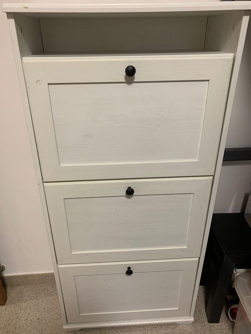 IKEA shoe rack, Furniture & Home Living, Furniture, Shelves, Cabinets ...