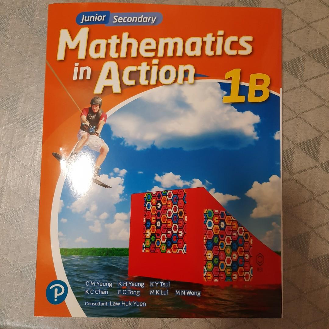 Junior secondary mathematics in action 1B pearson, 興趣及遊戲, 書本 & 文具, 教科書 - Carousell