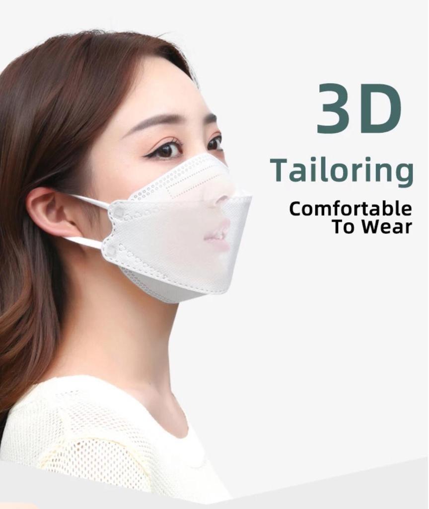 KF94 "Fish Mouth Type 3D Mask", Health & Nutrition, Face Masks & Face ...