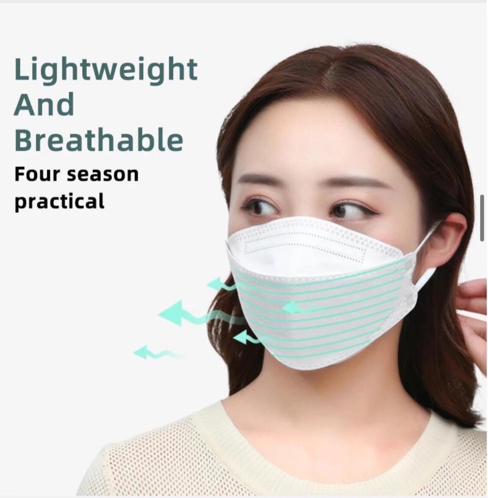 KF94 "Fish Mouth Type 3D Mask", Health & Nutrition, Face Masks & Face ...