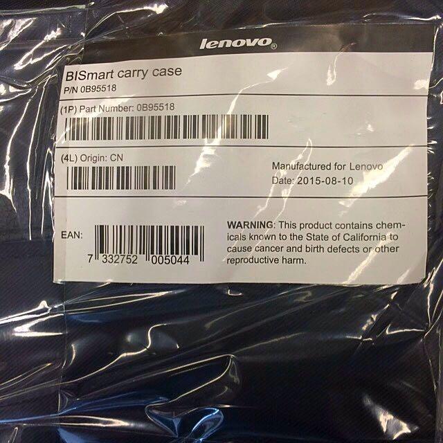 Lenovo Laptop bag Dicota bismart carry case 15" 0B95518 , Computers ...