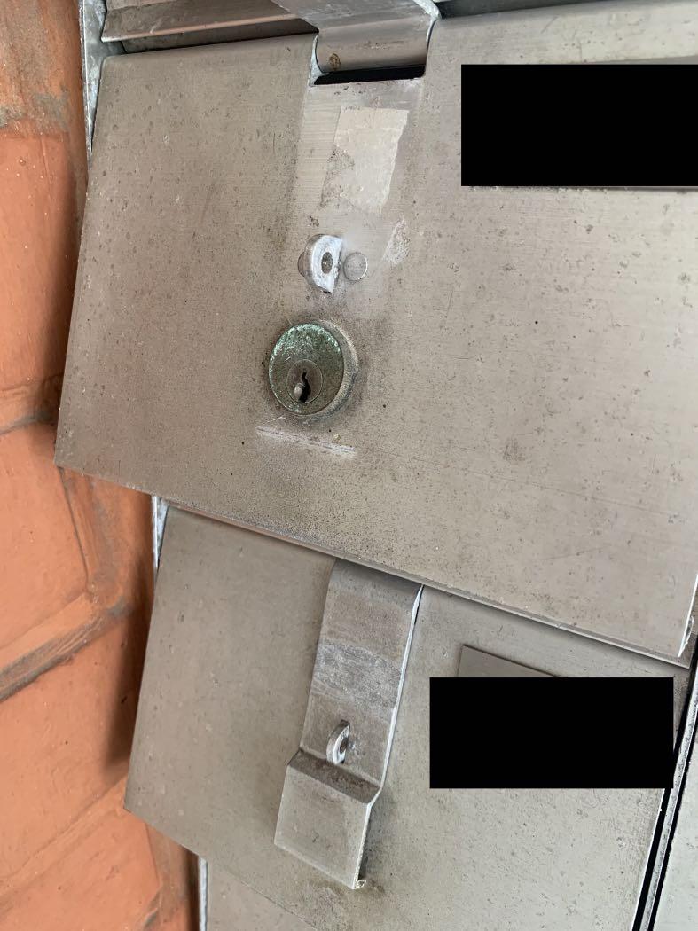 Letterbox rotary number lock. Keyless mailbox access. New. 20mm ...