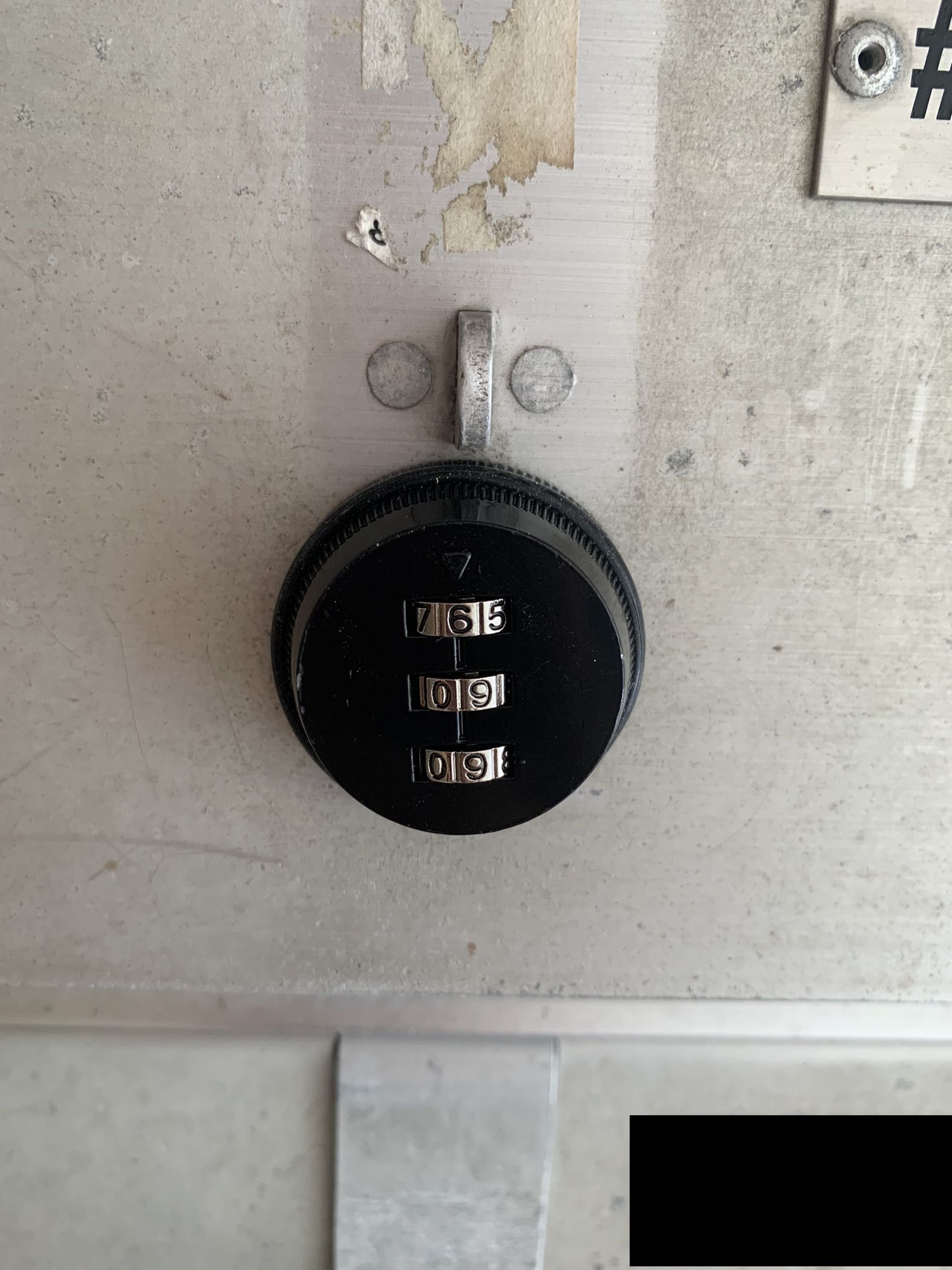 Letterbox rotary number lock. Keyless mailbox access. New. 20mm ...