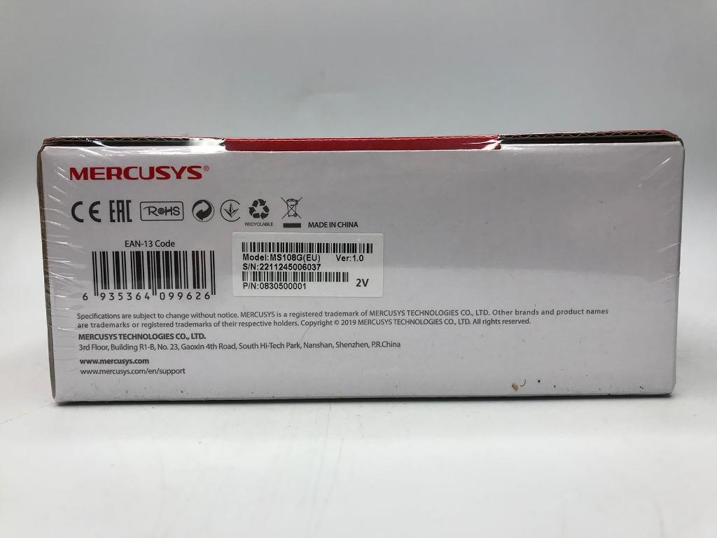 MERCUSYS MS-108G 8-PORT 10/100/1000MBPS GIGABIT, DESKTOP SWITCH, SWITCH ...