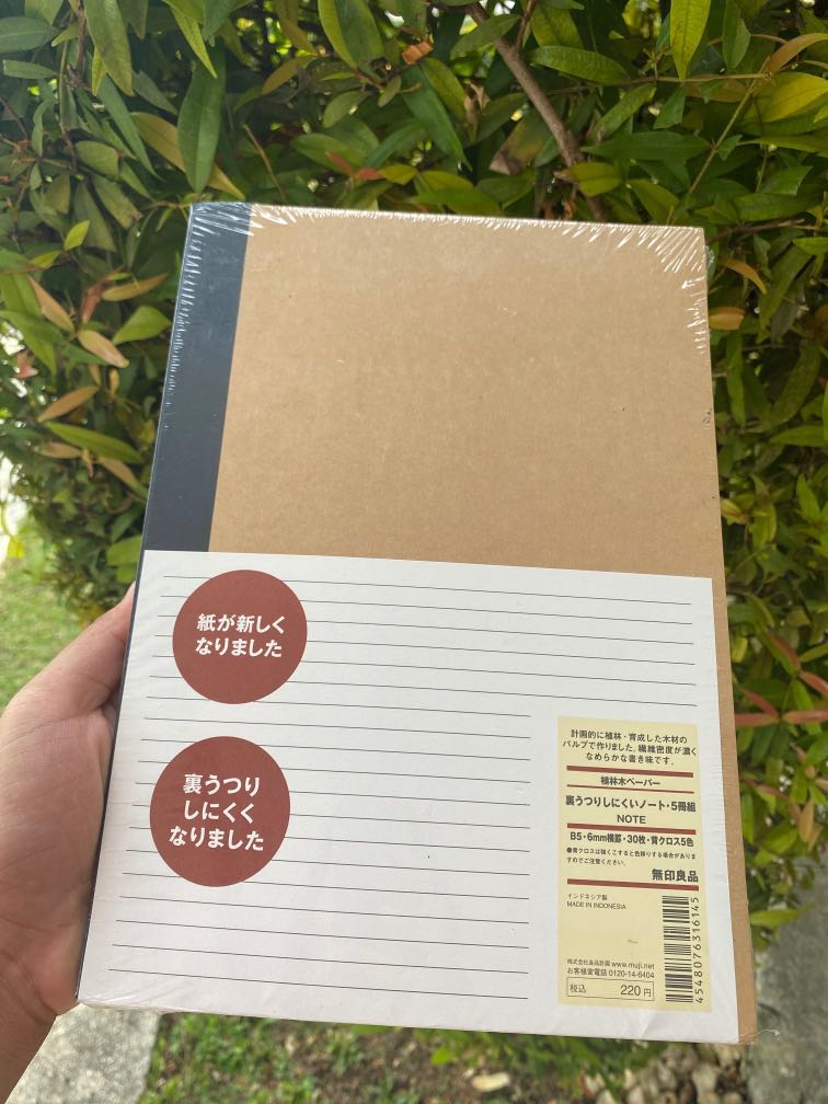 MUJI notebook set, Hobbies & Toys, Stationary & Craft, Stationery ...