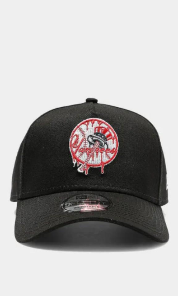 New Era New York Yankees Drip Logo 9FORTY A-Frame Snapback, Men's ...
