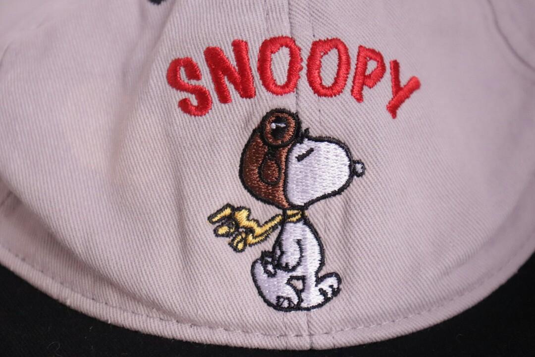 Original Peanuts Snapback Cap with Snoopy Embroidery, Men's Fashion ...
