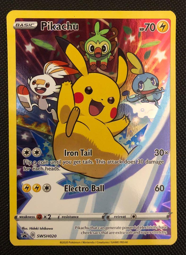 Pikachu SWSH020. Sword shield figure collection box promo. Pokemon TCG ...