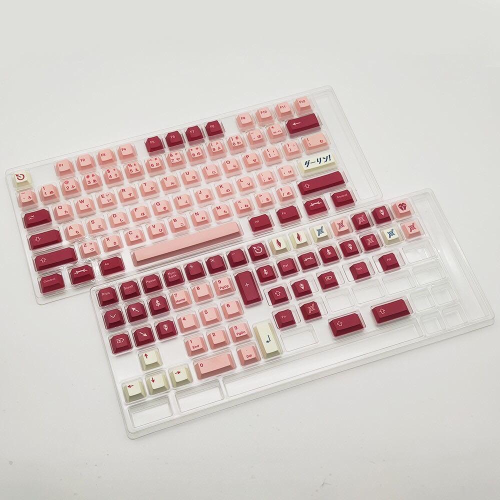 PREORDER Darling in the FranXX Zero Two CHERRY PBT Mechanical Keyboard ...