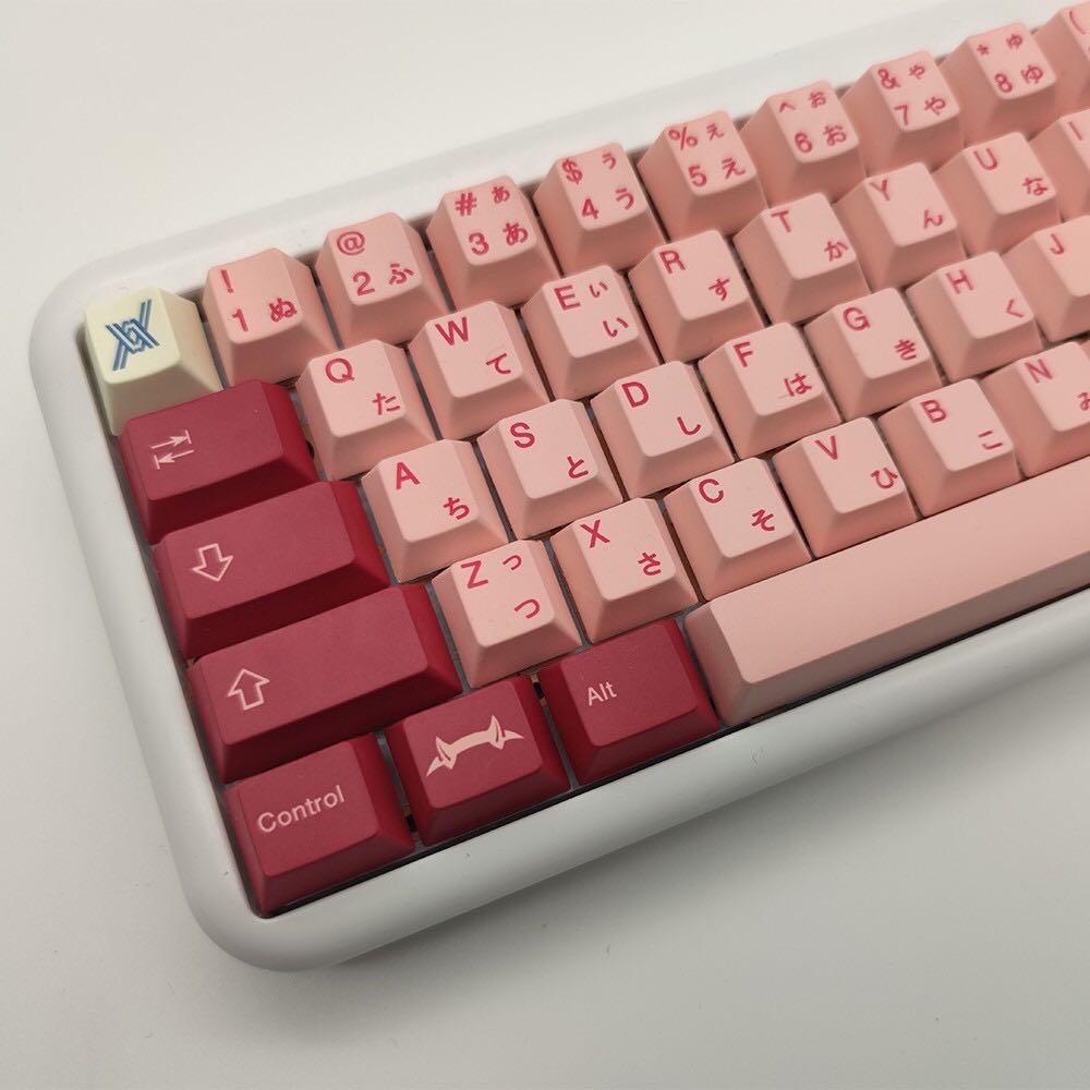 PREORDER Darling in the FranXX Zero Two CHERRY PBT Mechanical Keyboard ...