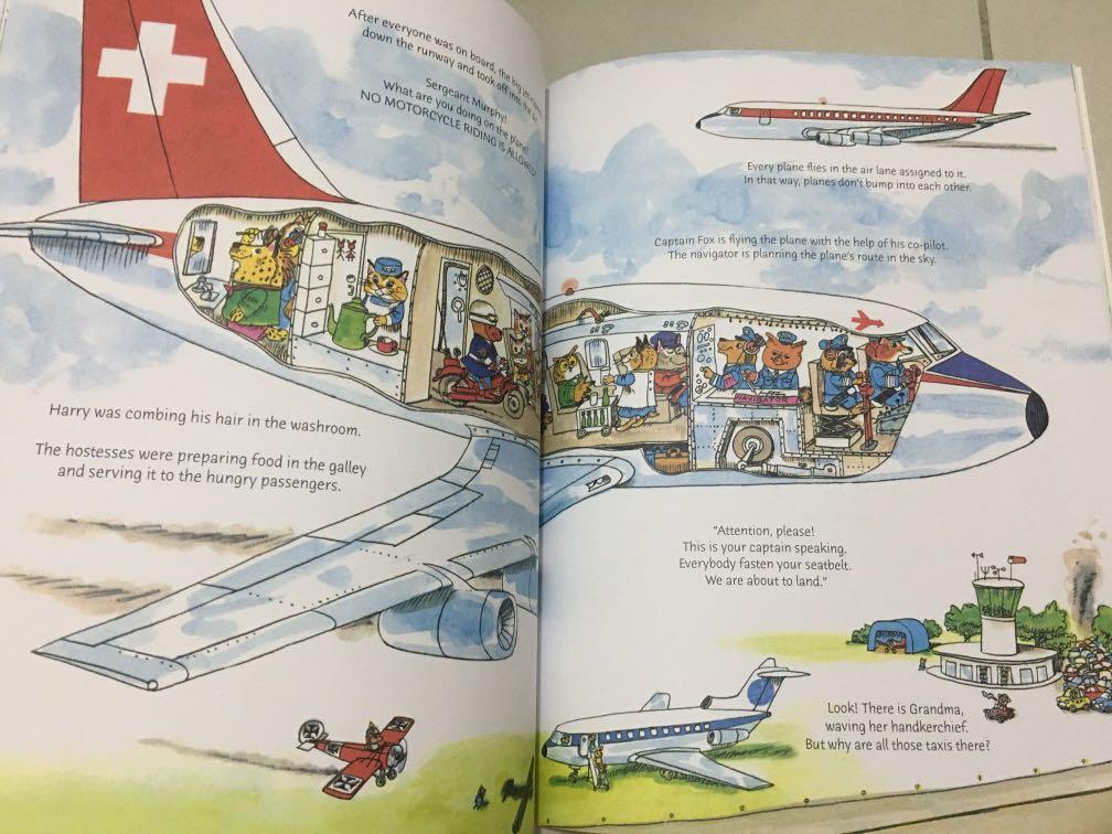 Richard Scarry’s Planes and Rockets and things that go, Hobbies & Toys, Books & Magazines ...