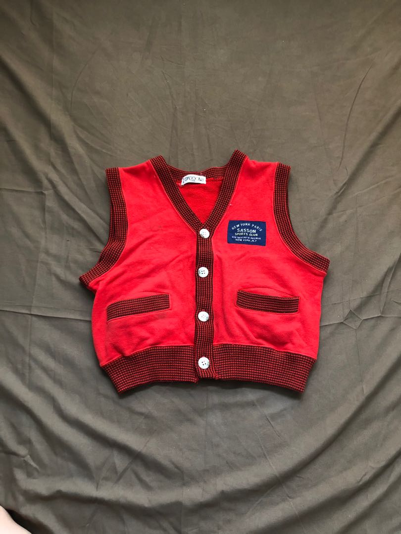rompi baby / rompi anak / rompi toddler / red outer /, Bayi & Anak ...