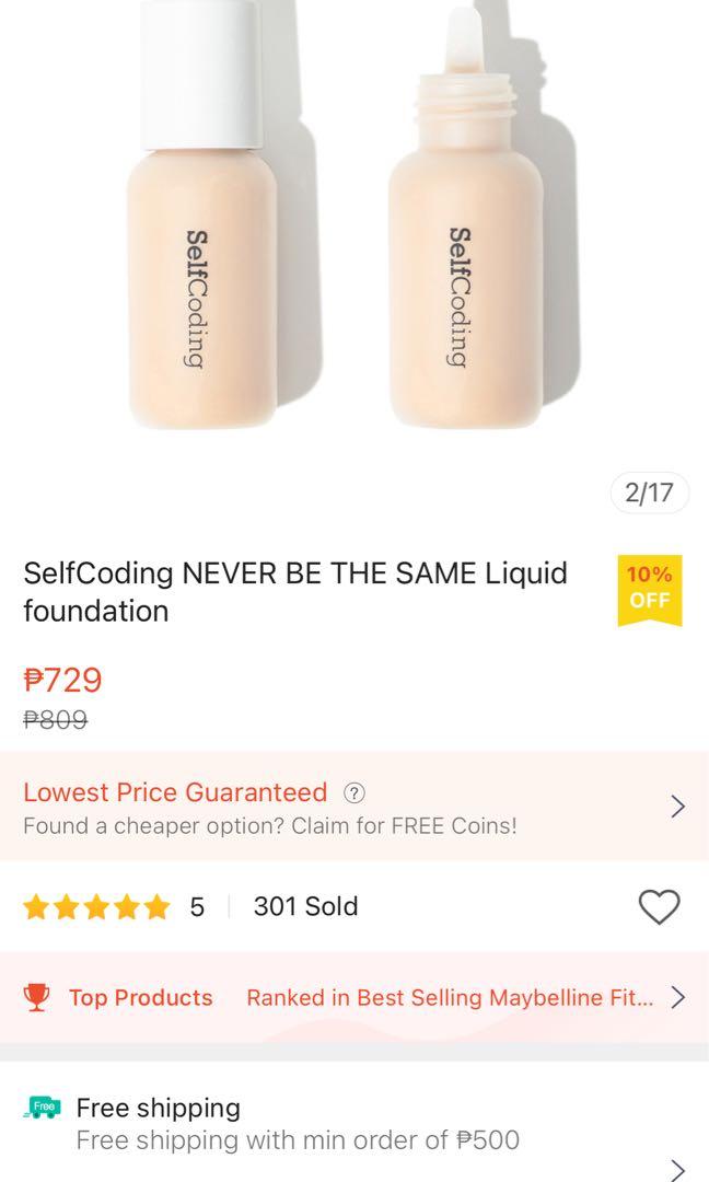 Self coding liquid foundation - #Golden sand , Beauty & Personal Care ...