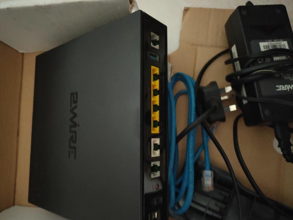 Singtel Router 4 port Ethernet Integrated wireless-G Modem for sale ...