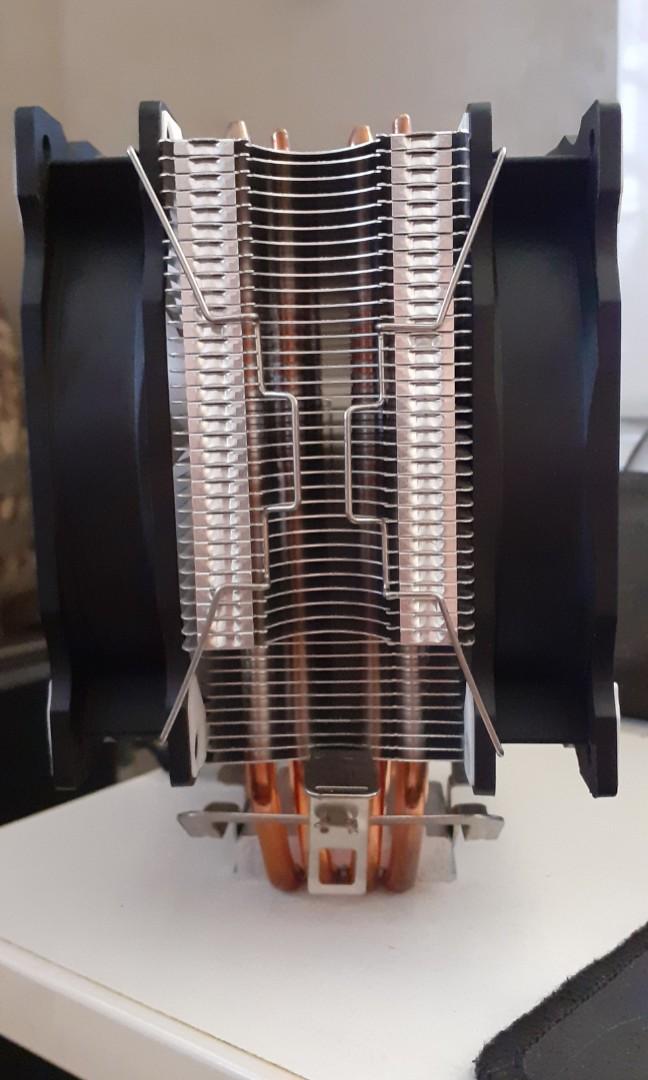 Snowman t4 dual fan cpu cooler, Computers & Tech, Parts & Accessories ...