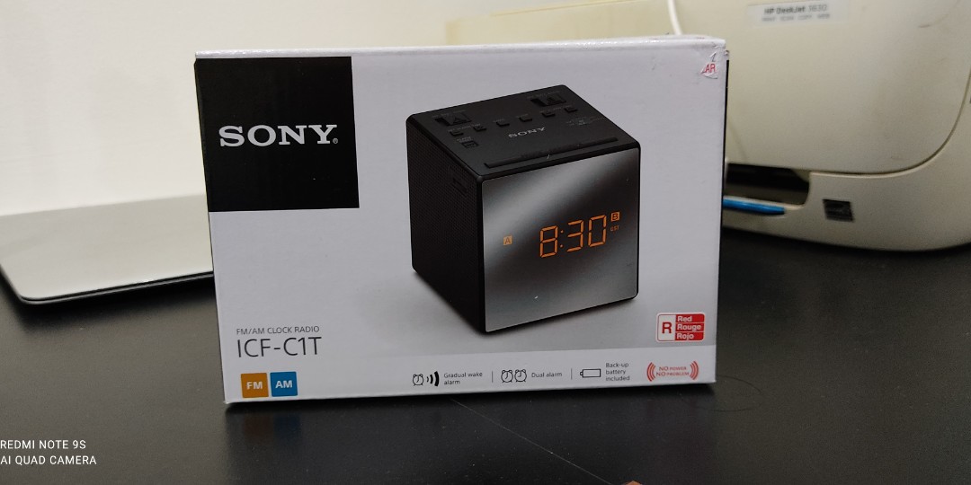 Sony Digital Clock/Radio, Furniture & Home Living, Home Decor, Clocks ...