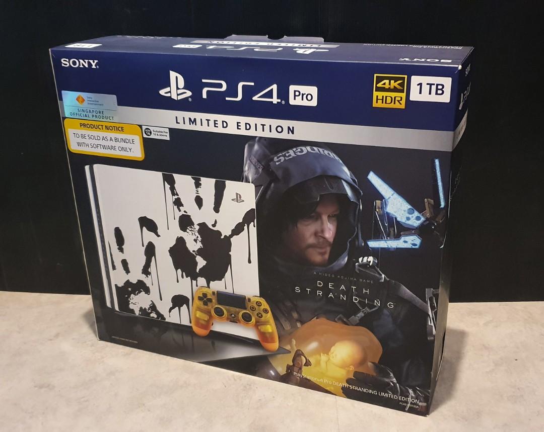 Sony PlayStation 4 - Death Stranding Limited Edition Console & Game ...