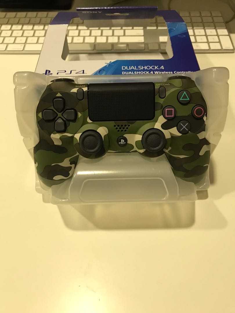 Sony PlayStation NEW DUALSHOCK PS4 Wireless Controller Green Camouflage ...