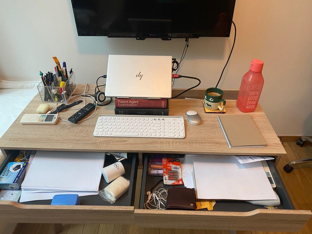 Study Desk Mikala - Forty Two, Furniture & Home Living, Furniture ...