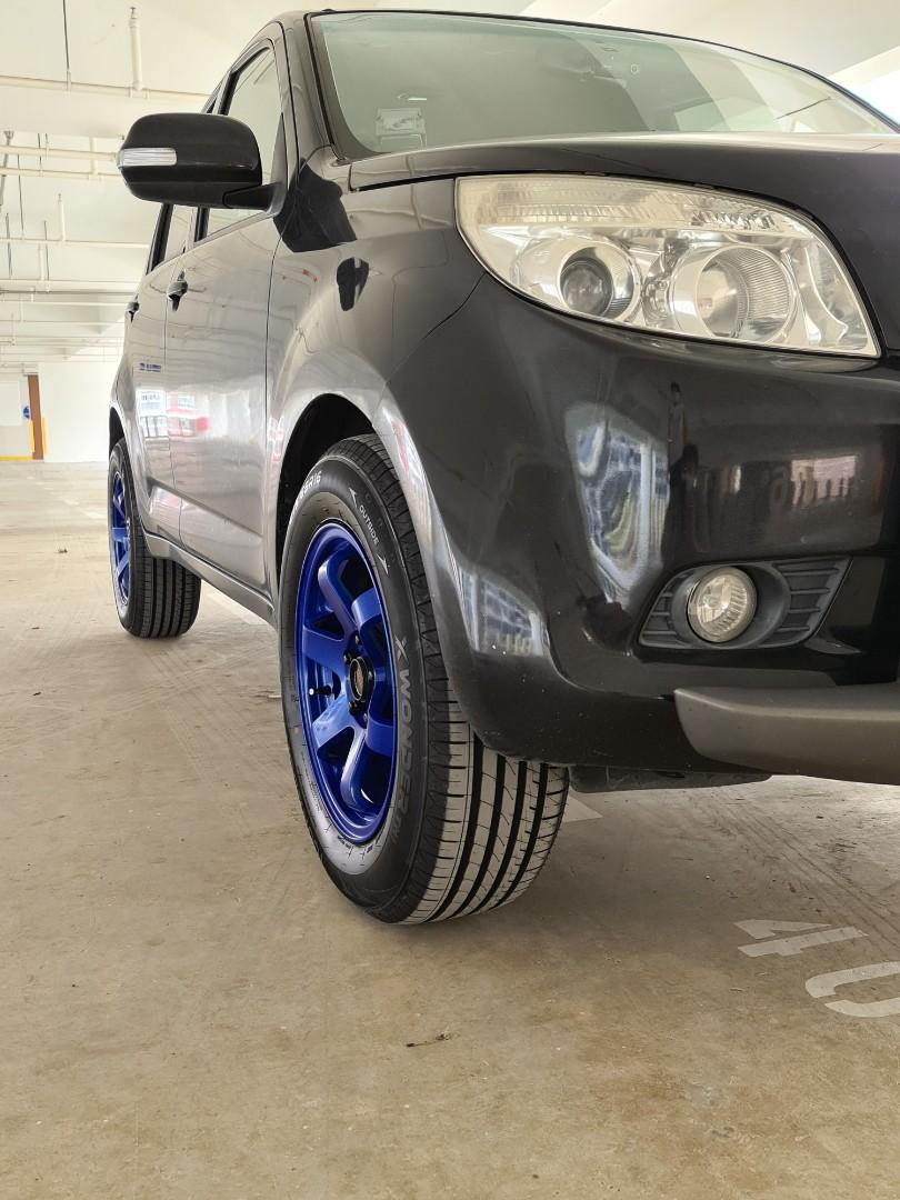 TE37 Rota 16" Rims Dip Dish, Car Accessories, Tyres & Rims on Carousell