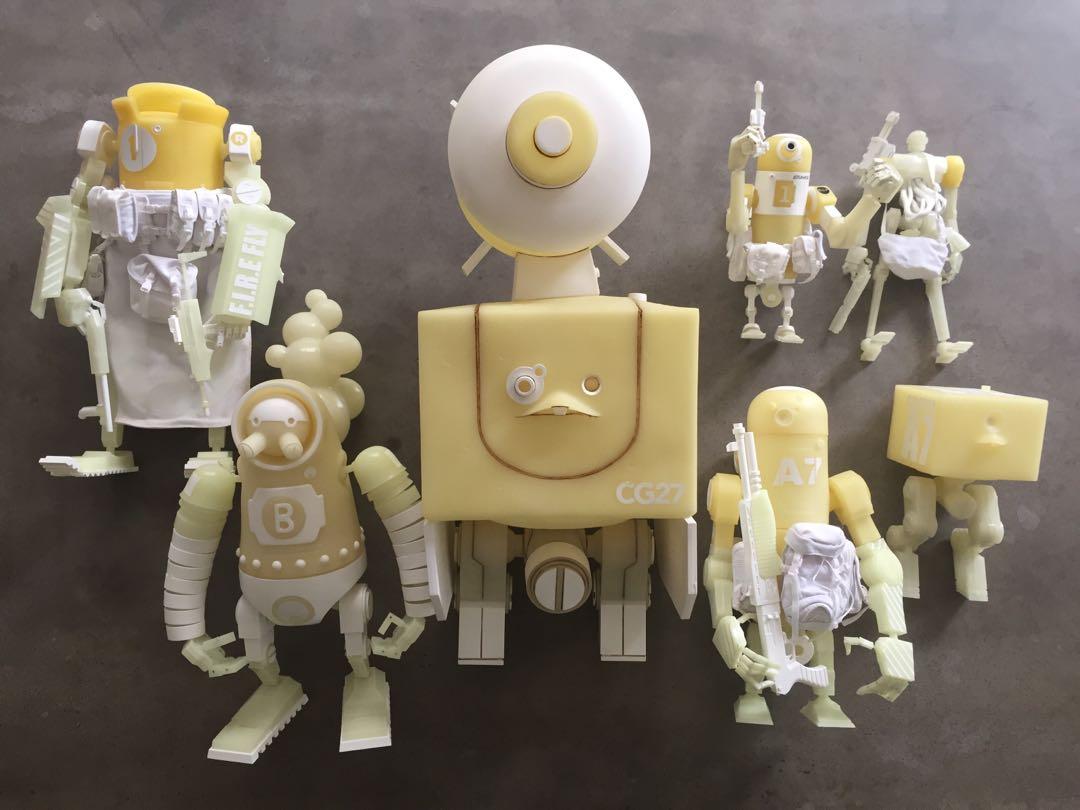 ThreeA 3A 1/6 WWR GID Squad Bomb Mighty Square, Bertie, Bambaboss ...