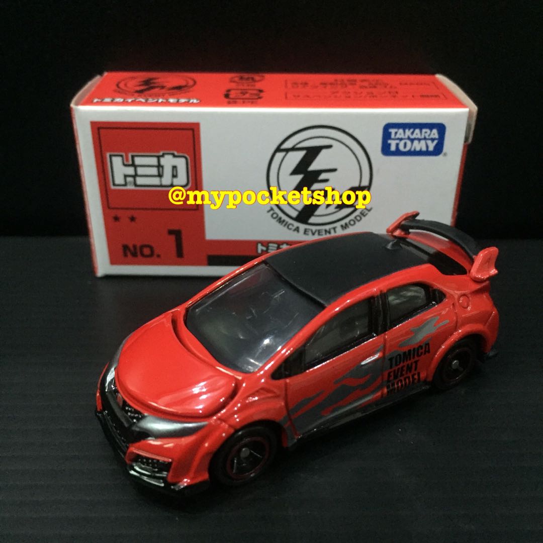 Tomica HONDA CIVIC TYPE R / Tomica Event Model Exclusive No. 1 / Toy ...