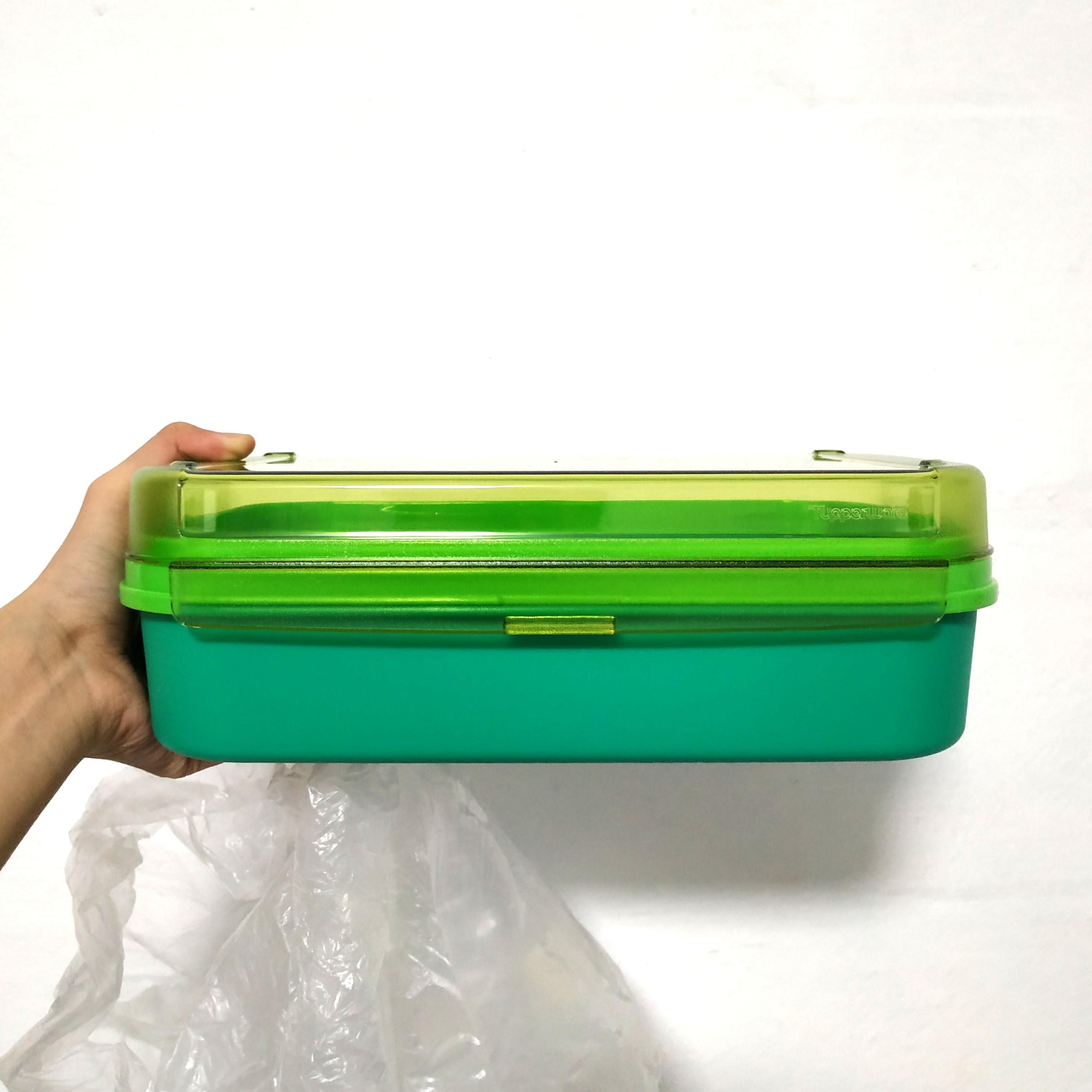 Tupperware 2L Elegant Ezy Small Keeper Rectangular Container Box, TV ...