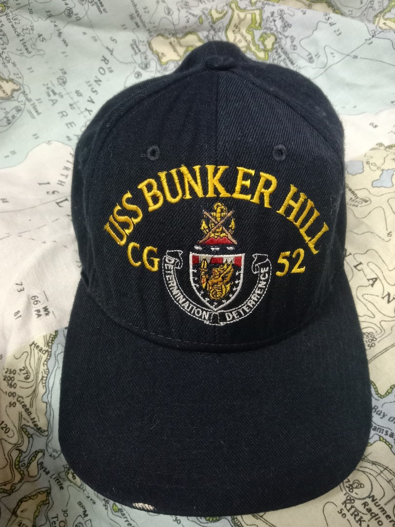 uss bunker hill, Men's Fashion, Watches & Accessories, Cap & Hats on Carousell