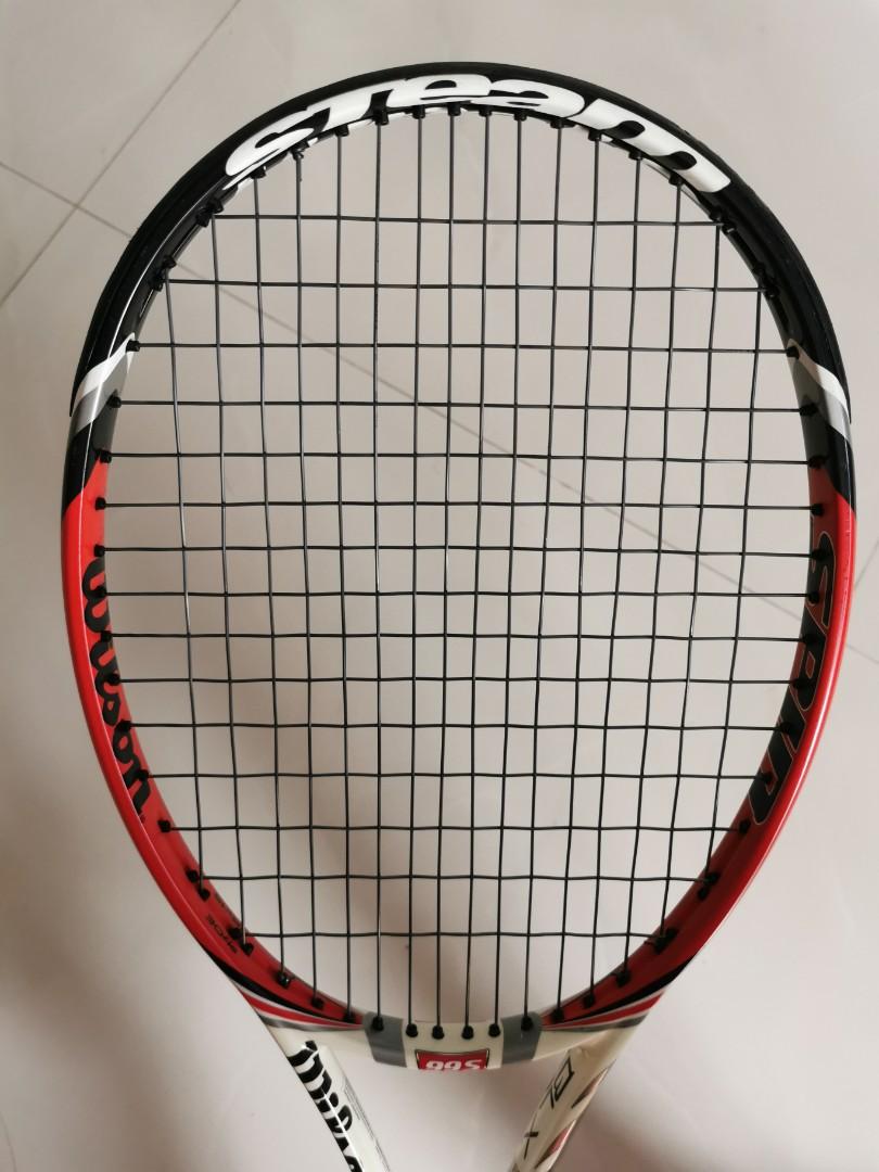 Wilson steam 99s tennis racket, Sports Equipment, Sports & Games ...