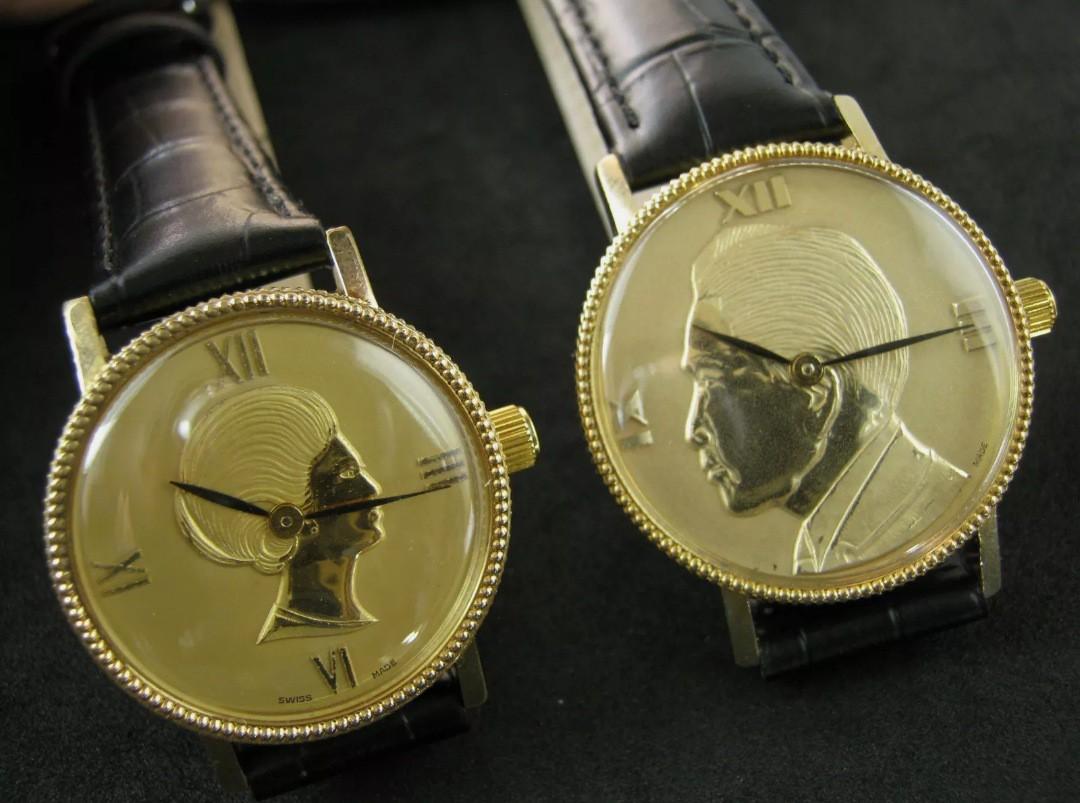 1977 FERDINAND-IMELDA MARCOS WATCH (25k/each), Luxury, Watches on Carousell