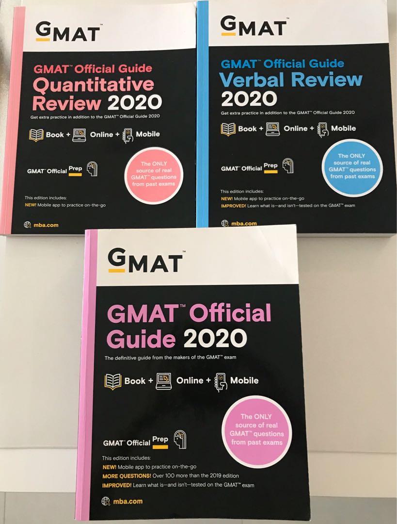 2020 GMAT Official Guide + Quant Review + Verbal Review, Hobbies & Toys ...